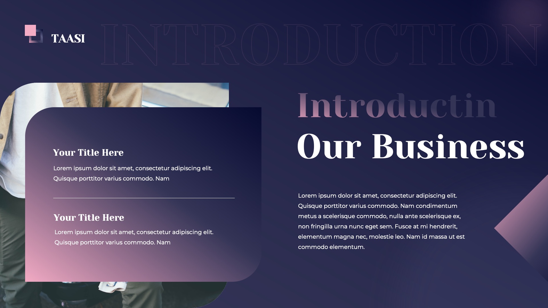 Taasi Keynote Business Proposal Presentation, Presentation Templates