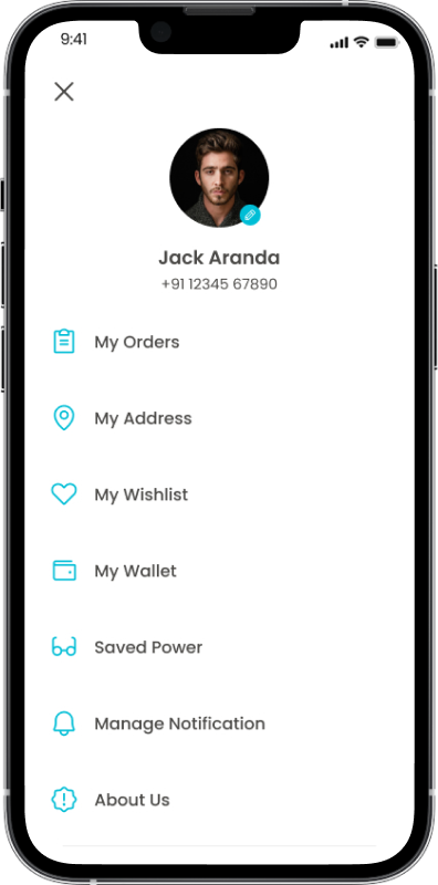 EyeShades - eCommerce Mobile app Template - Lenskart Clone Flutter App UI Kit by idea2code_infotech