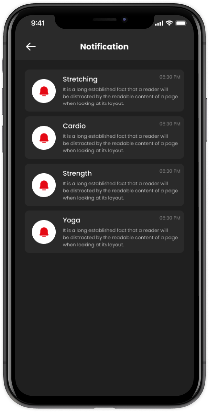 Fitness app - Flutter Mobile App Template for Workout, Diet & Training (Android/iOS UI Kit) by ...