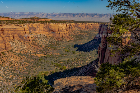 Scenic views in Colorado National Monument Stock Photo by hokietim