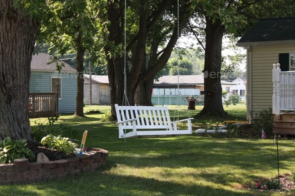 Tree Swing for Two Stock Photo by gravityx9 | PhotoDune