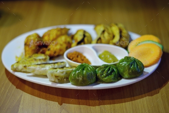 The momo platter. Stock Photo by vivaces | PhotoDune