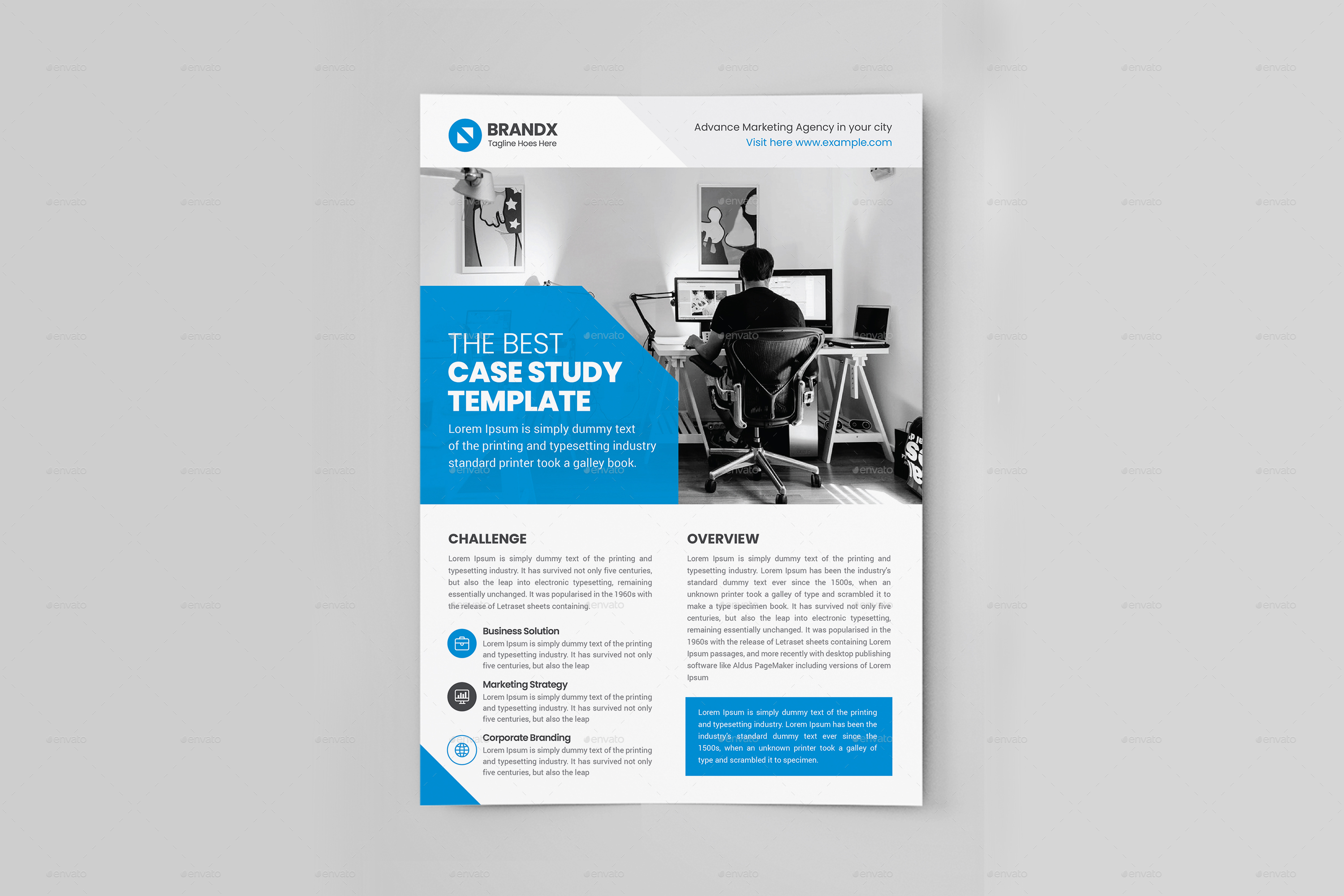 Case Study Template Bundle, Print Templates | GraphicRiver