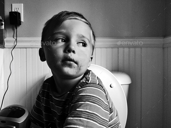 Little boy potty training Stock Photo by hwilson8 | PhotoDune