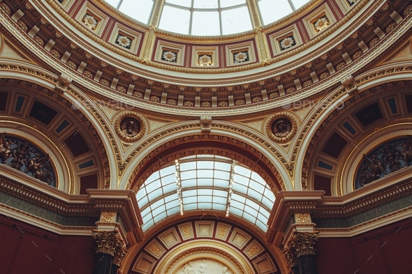 Natural light, European architecture, shapes, dome, editorial, low ...