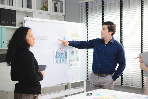 professional business marketing teamwork concept, group of businessman ...