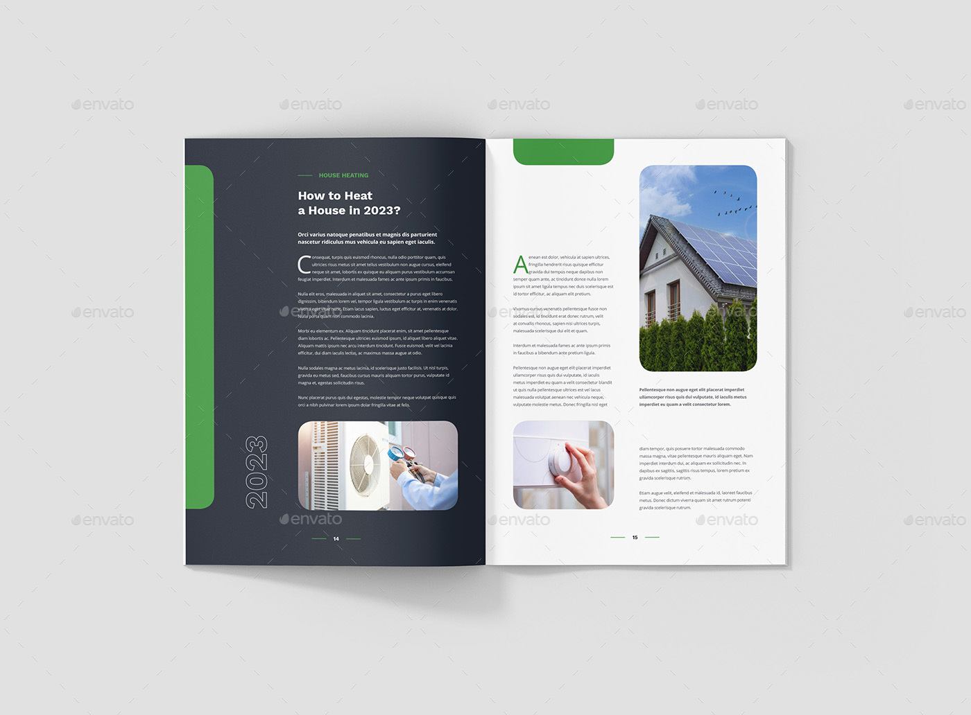 Solar Energy Magazine Template, Print Templates | GraphicRiver