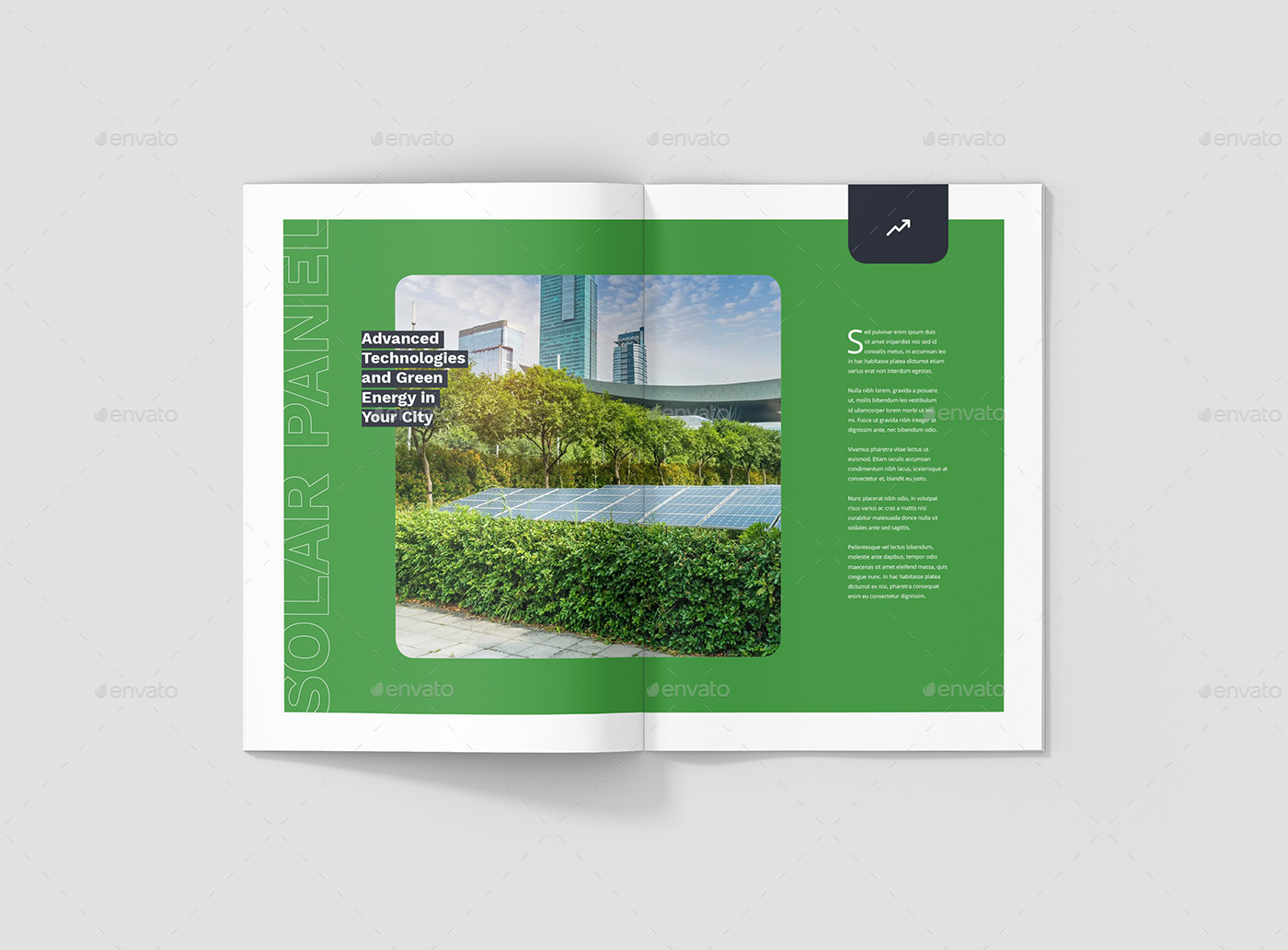 Solar Energy Magazine Template, Print Templates | GraphicRiver