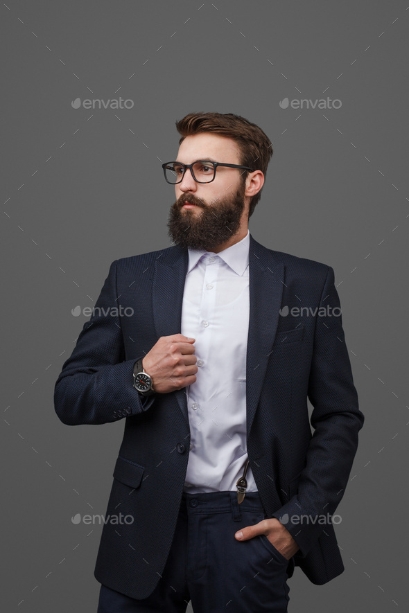 Handsome male model in suit Stock Photo by kegfire | PhotoDune