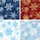 Snowflake Seamless Pattern Set, Add-ons | GraphicRiver