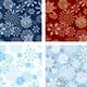 Snowflake Seamless Pattern Set, Add-ons | GraphicRiver