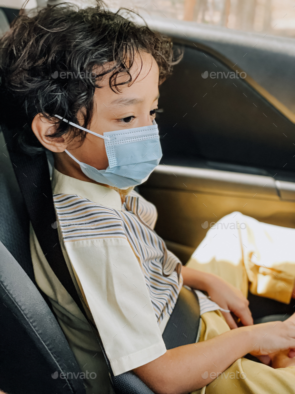 kid wearing mask Stock Photo by danielhalis | PhotoDune
