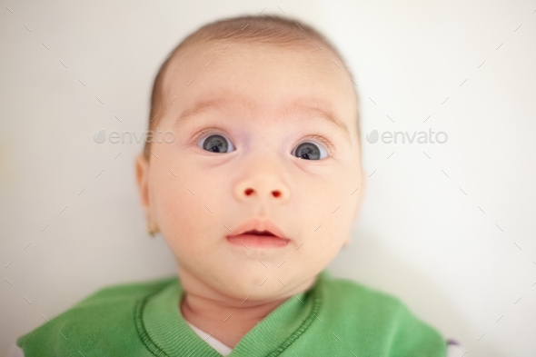 Baby's curiosity Stock Photo by relucal | PhotoDune