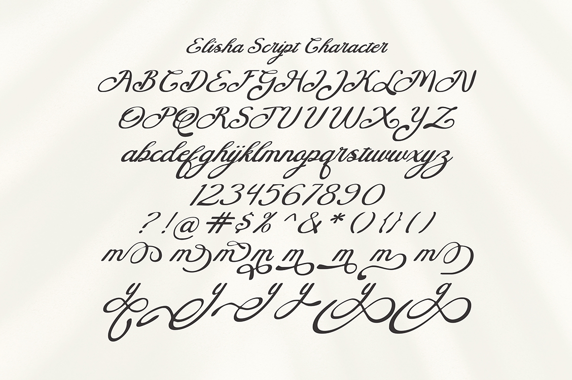 Elisha Script by gatype | GraphicRiver