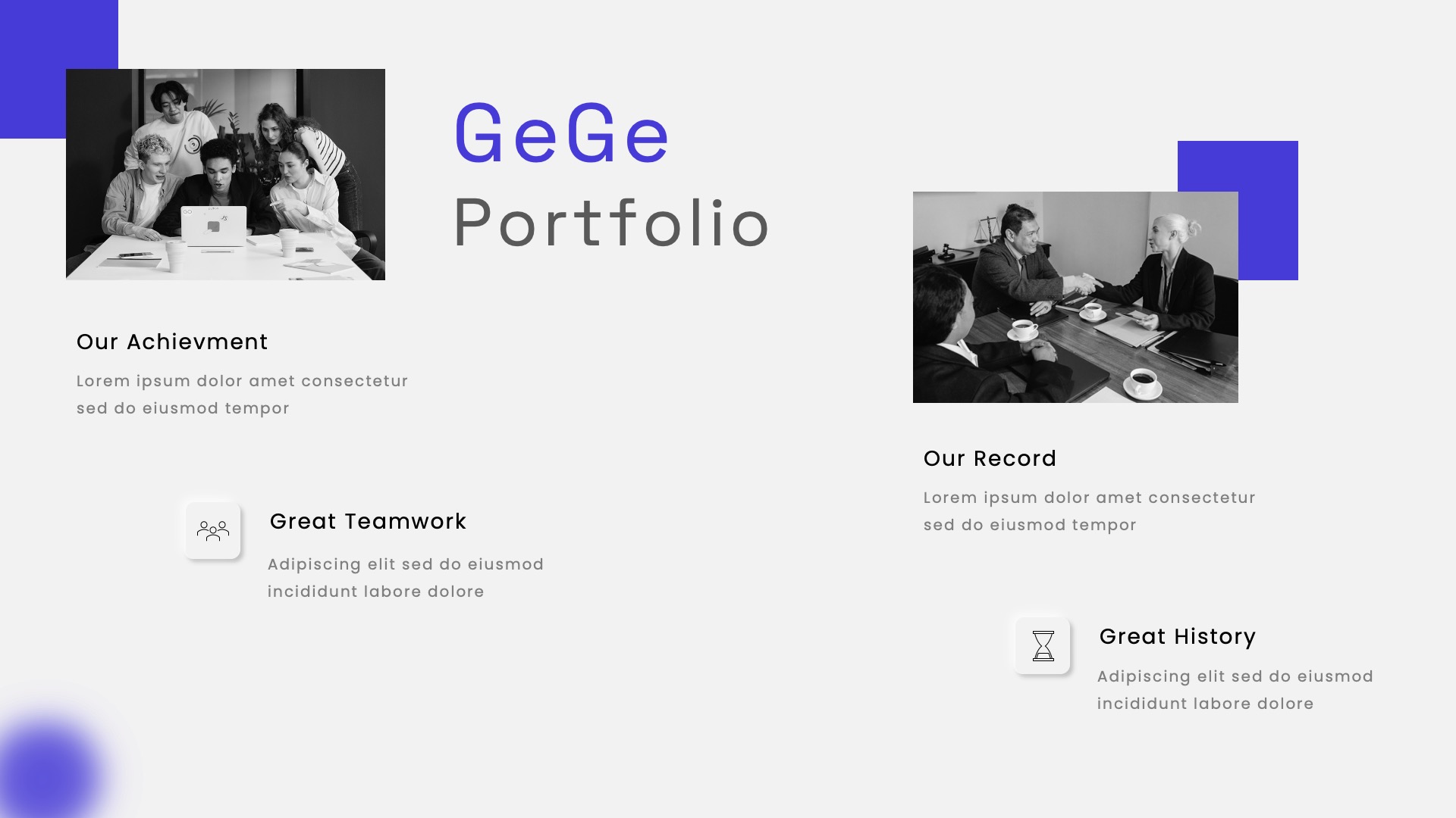 GeGe Google Slide Pitch Deck Template by CreateBigSupply | GraphicRiver
