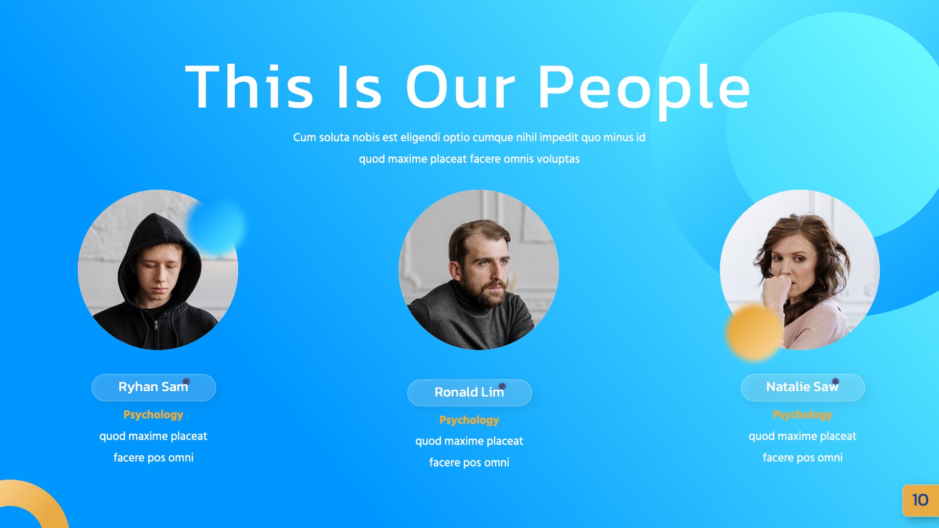 Rounded Powerpoint Pitch Deck Presentation Template, Presentation Templates