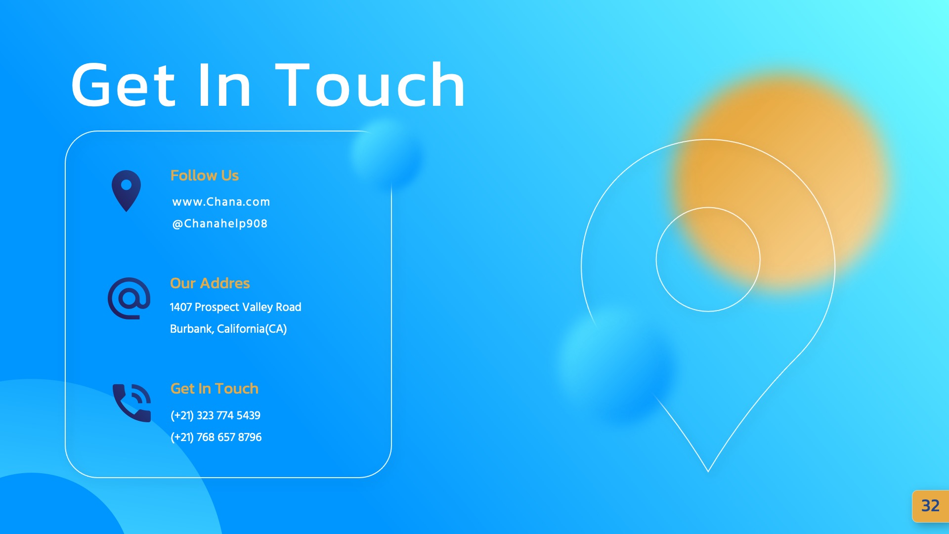 Rounded Powerpoint Pitch Deck Presentation Template, Presentation Templates