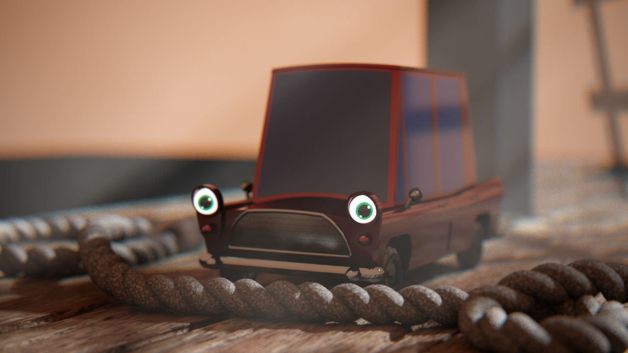 Low Poly Car Cartoon by gorilapro | 3DOcean