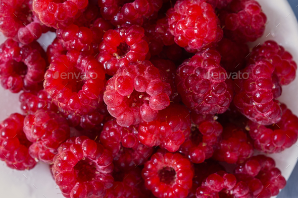 Raspberry macro background. The texture of the food. Stock Photo by ...