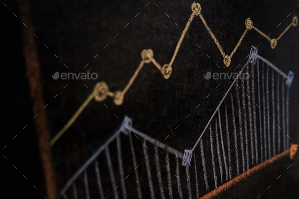 The chart on the chalkboard Stock Photo by Studio_OMG | PhotoDune