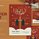 Red Flat Design Holy Night Flyer Set, Print Templates | GraphicRiver