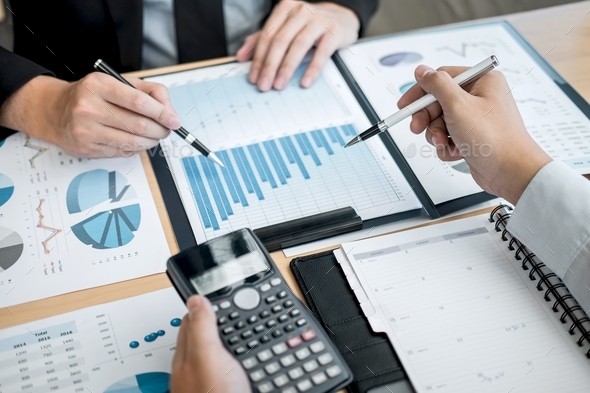 business making conversation with partner presentation project at ...