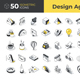50 Design Agency Isometric Icons, Icons | GraphicRiver