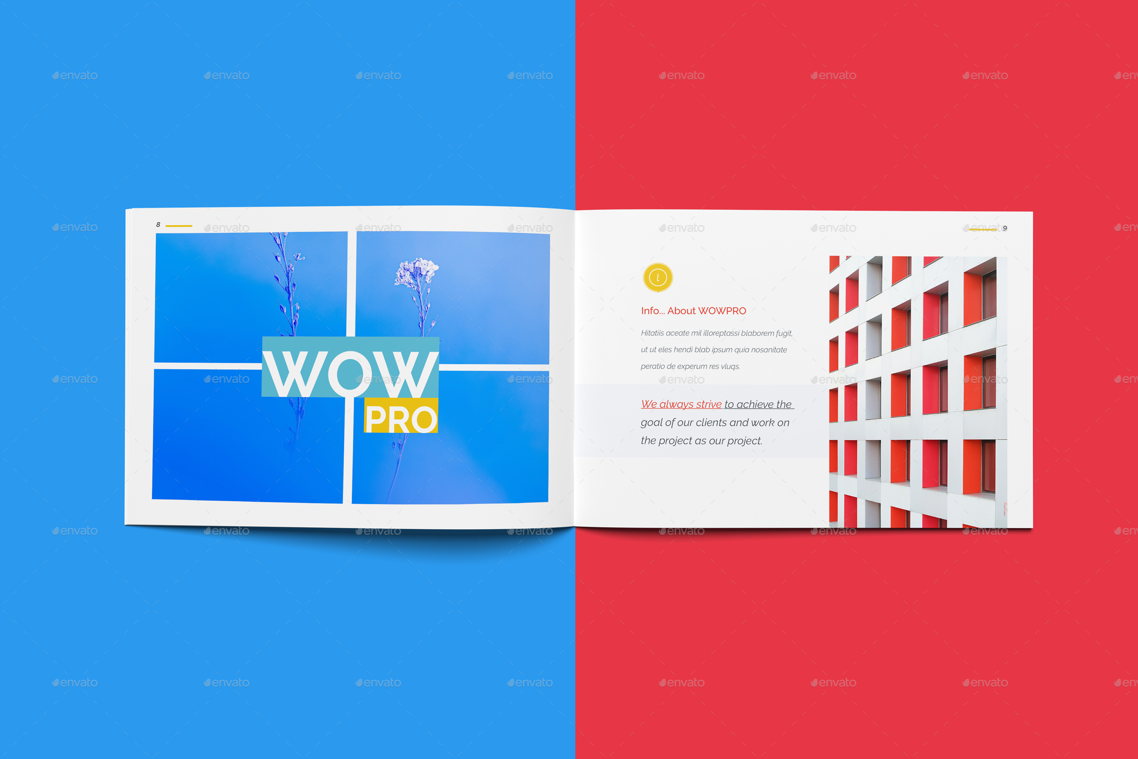 A5 Colorful Portfolio, Print Templates | GraphicRiver