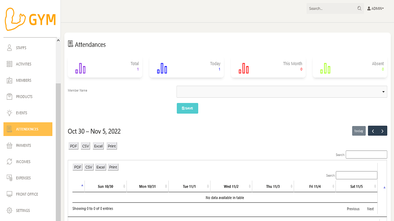 GYM | Gym management system by Delta-Dev-Software | CodeCanyon