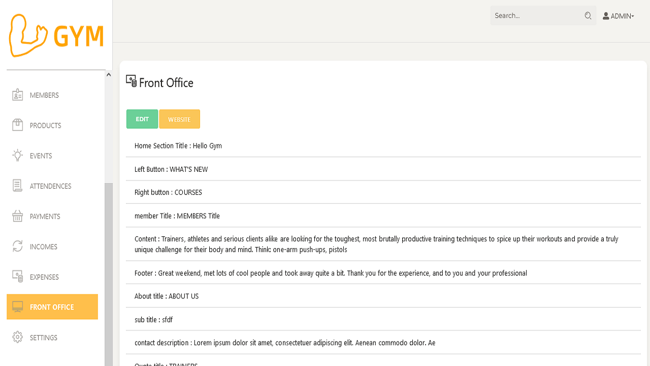 GYM | Gym management system by Delta-Dev-Software | CodeCanyon
