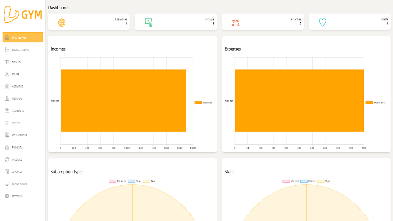 GYM | Gym management system by Delta-Dev-Software | CodeCanyon