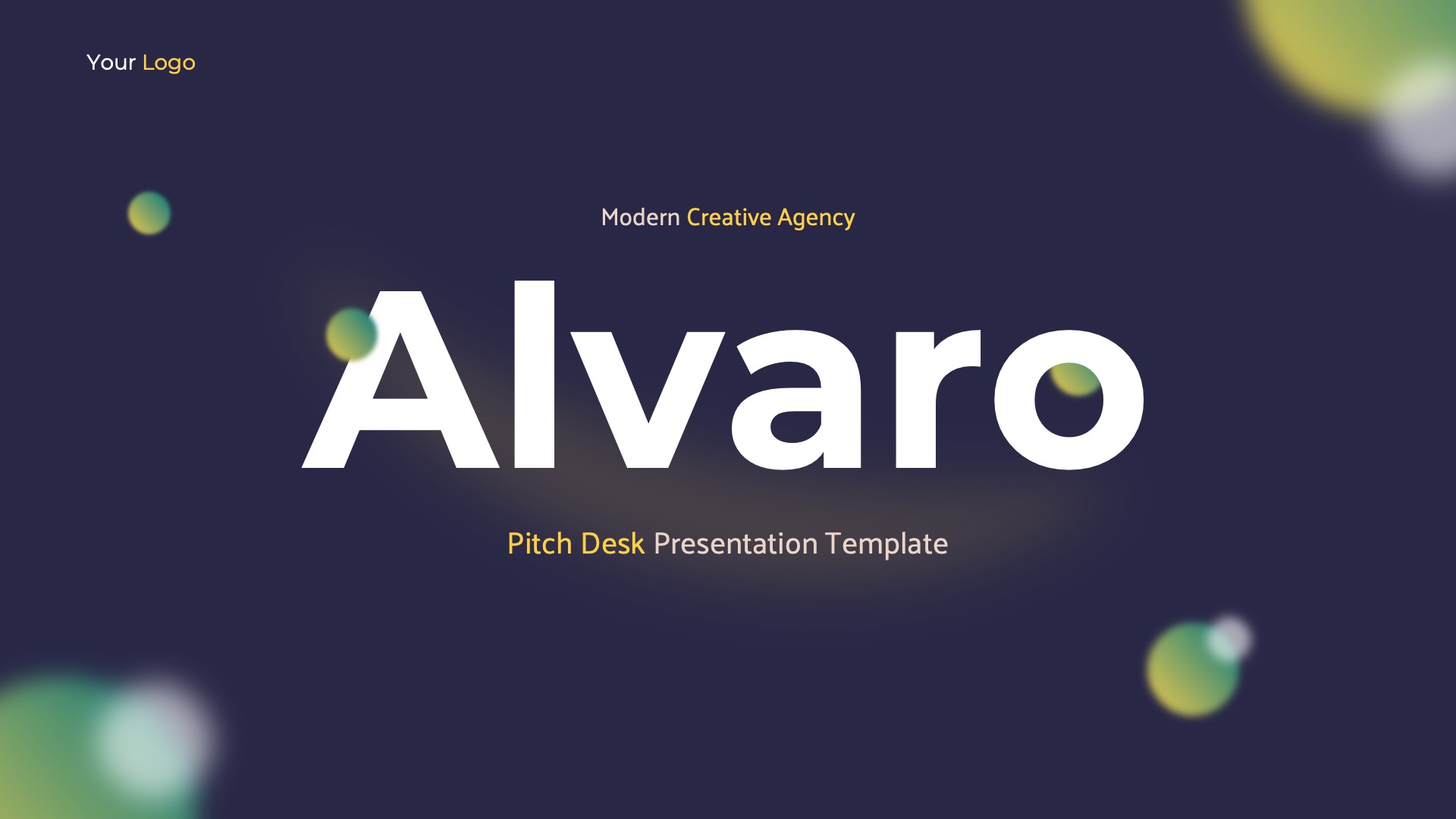 Alvaro Google Slide Pitch Deck Presentation Template, Presentation ...