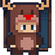 Reindeer Character Sprite | 16 Bits Pixel Art, Game Assets | GraphicRiver