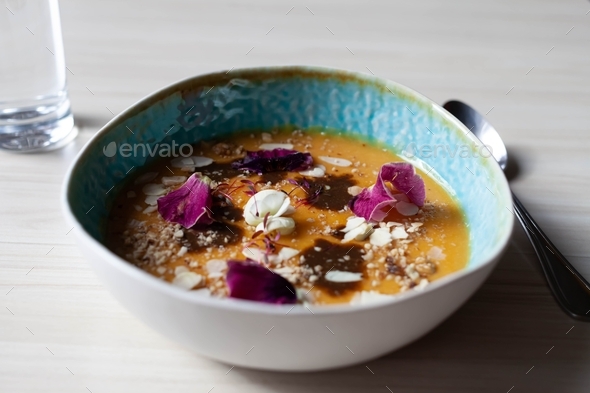 Traditional food of Dagestan (Russia) Kurch – dried apricot pudding ...