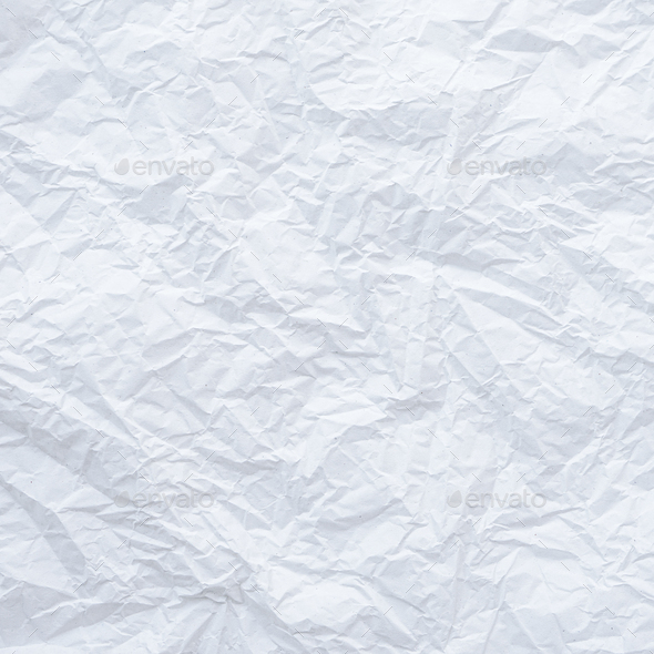 White crumple paper texture can be use as background Stock Photo by tendo23