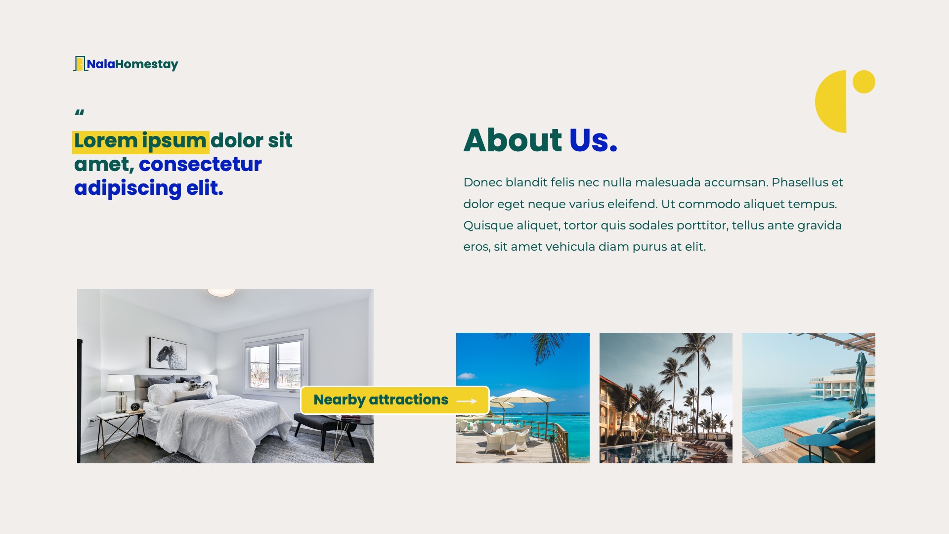 Nala Home Stay Powerpoint Business Proposal Presentation Template ...