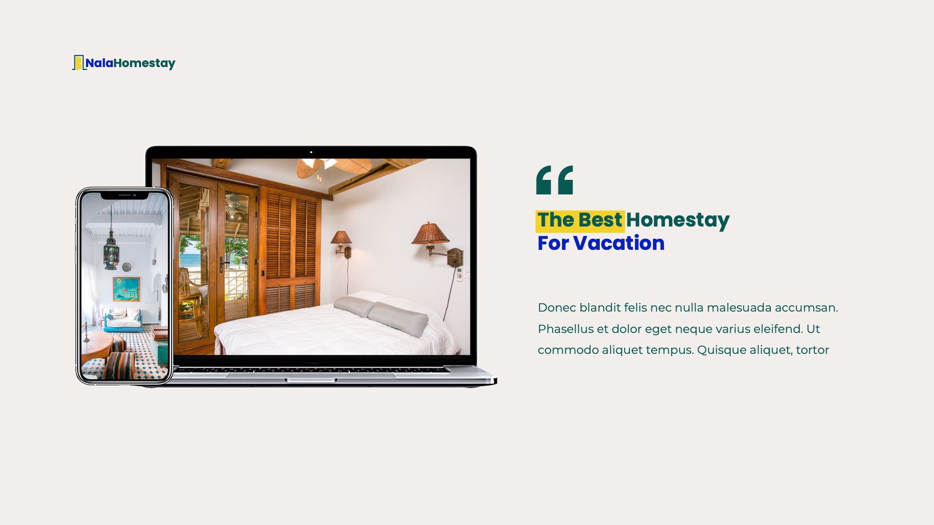 Nala Home Stay Google Slide Business Proposal Presentation Template ...