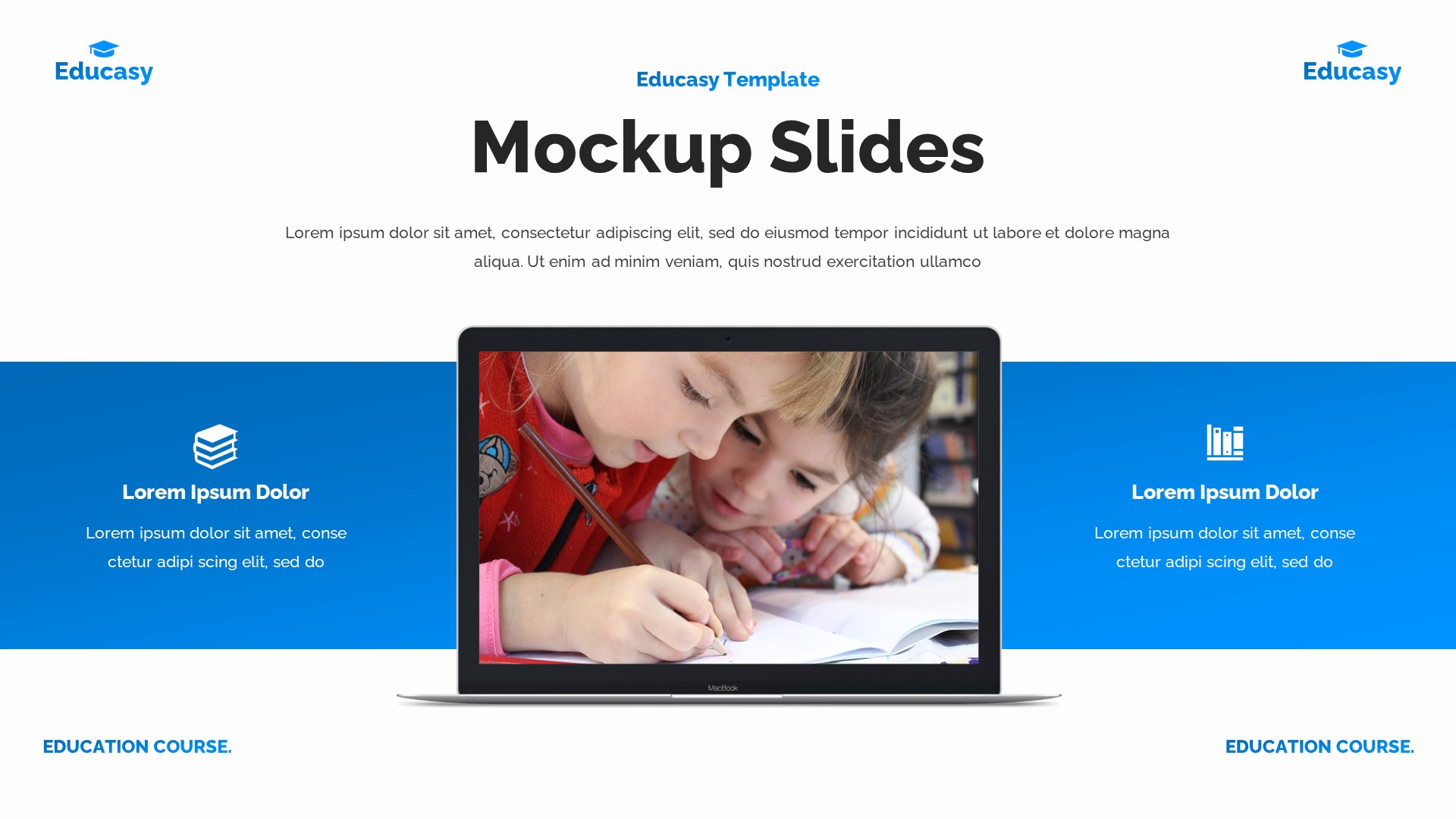 Educasy - Education Course Google Slides Template, Presentation Templates