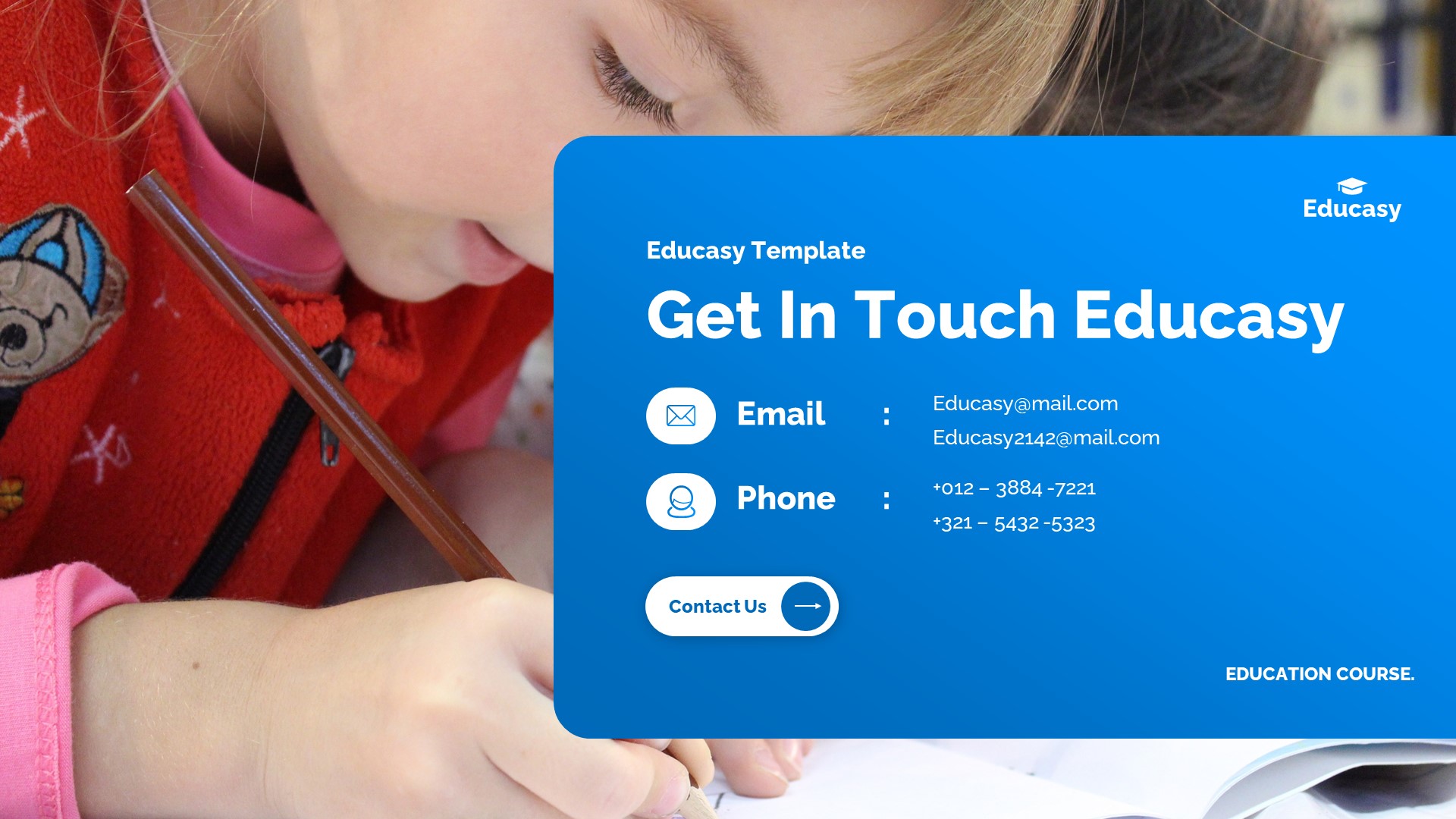 Educasy - Education Course Google Slides Template, Presentation Templates