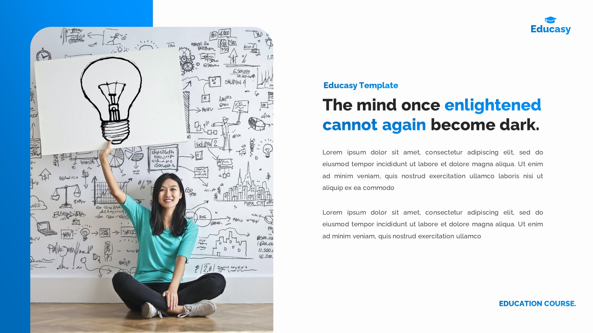 Educasy - Education Course Google Slides Template, Presentation Templates