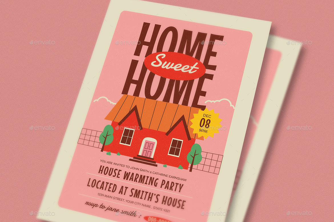 House Warming Invitation/Flyer, Print Templates | GraphicRiver