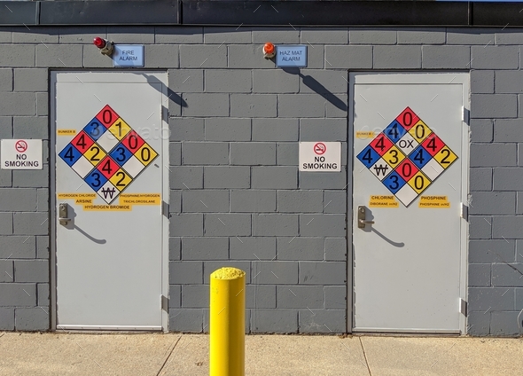 Industrial Storage Bunker for Hazardous Materials and Highly Flammable ...