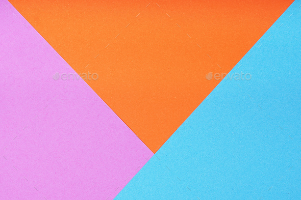 colorful paper background with triangle pattern in 3 different colors Stock Photo by axelbueckert