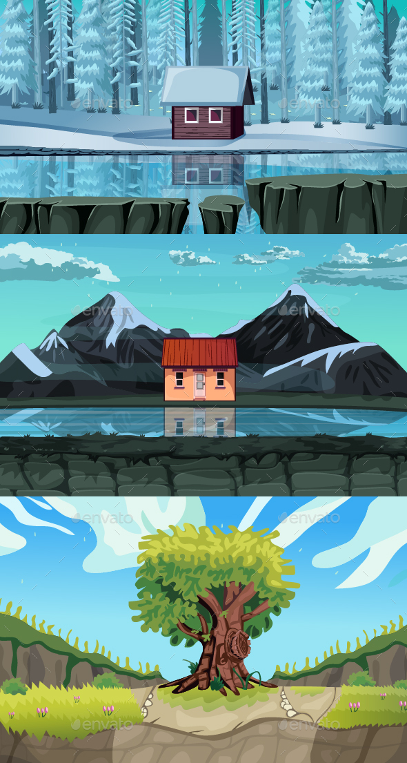 22 Game Backgrounds Cartoon, Game Assets | GraphicRiver
