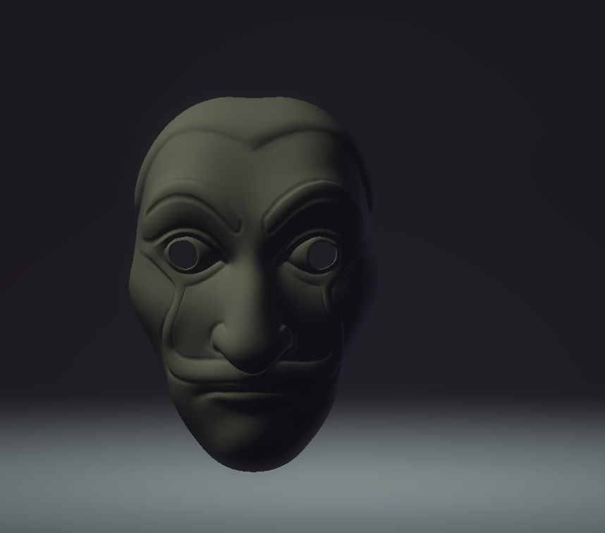 Money Heist Mask by 3DLog | 3DOcean