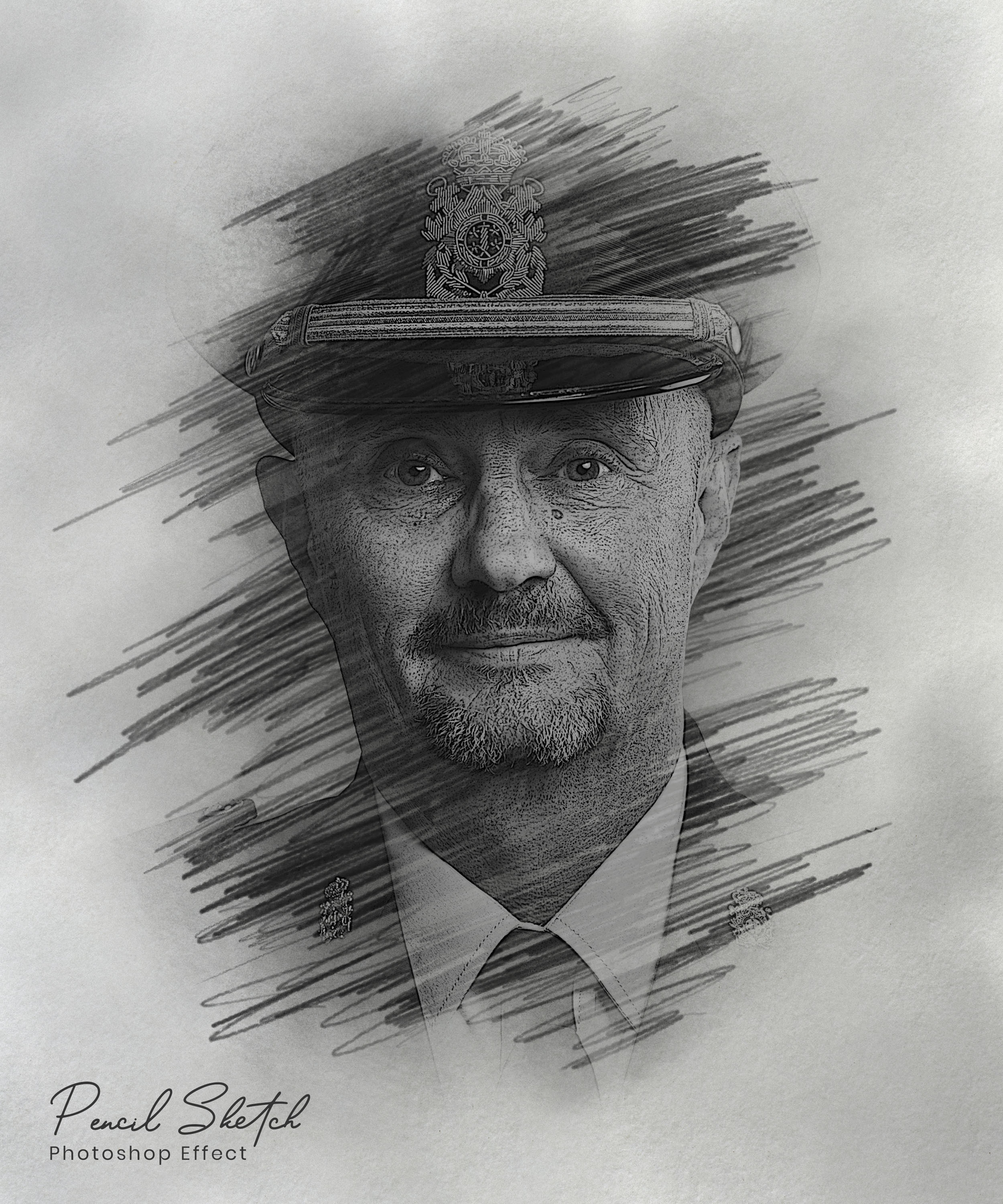 Realistic Pencil Sketch Portrait Photoshop Mockup, Add-ons | GraphicRiver