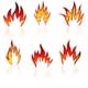 Fire Icon Set, Vectors | GraphicRiver