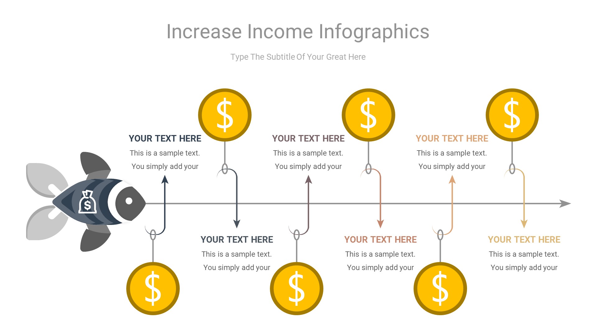 Increase Income .Infographics Template Slides by SOOZ_ART | GraphicRiver