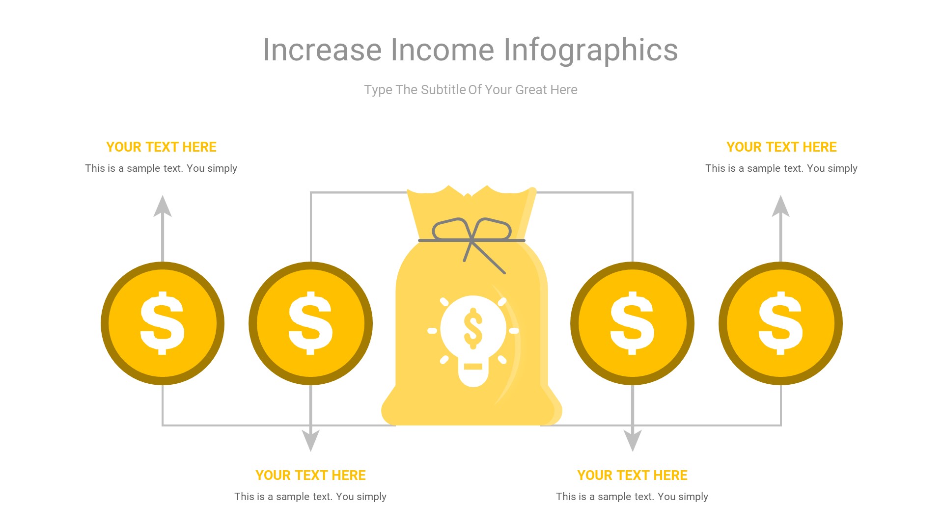 Increase Income .Infographics Template Slides by SOOZ_ART | GraphicRiver