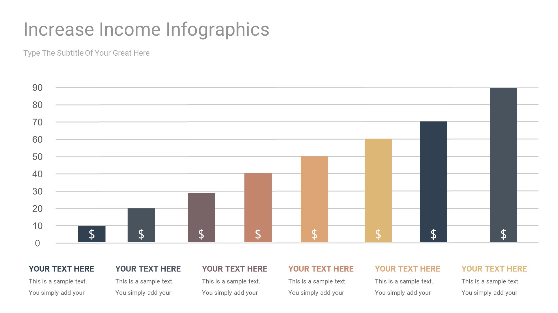 Increase Income .Infographics Template Slides by SOOZ_ART | GraphicRiver